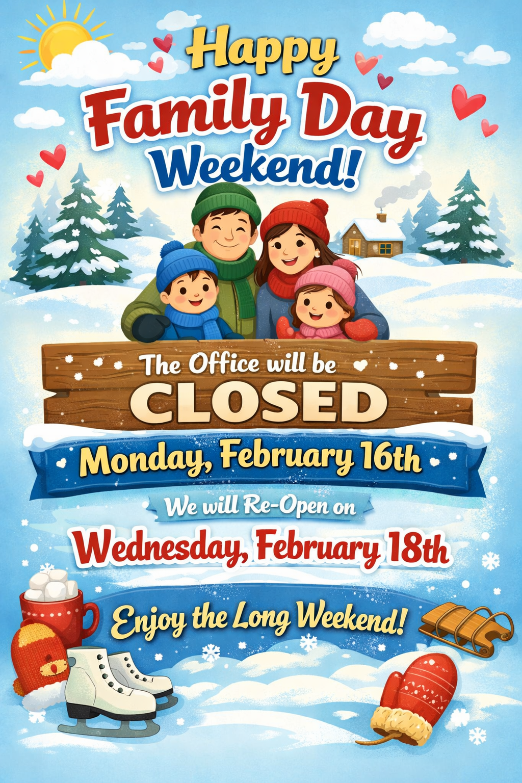 Family Day Closure - Hilton Township